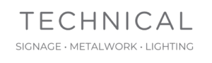 Technical Signs | Signage | Metalwork | Lighting